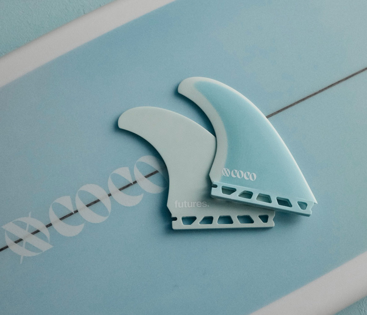XO Coco Ho Fiberglass Twin + 1 | Twin Fins | Futures Fins AU