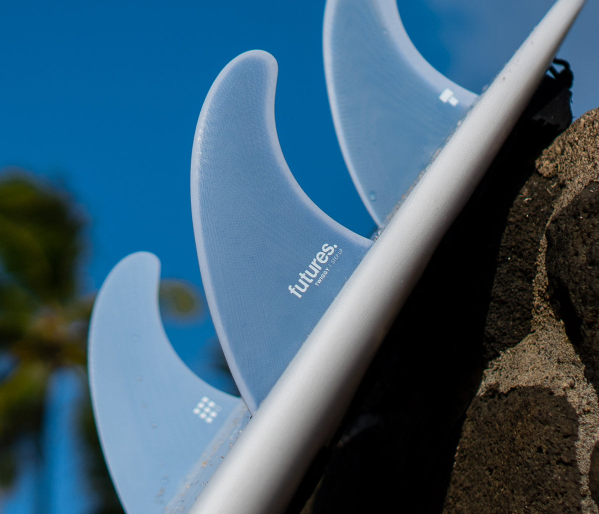 Twiggy Fiberglass Step-Up | 5-Fin | Futures Fins AU